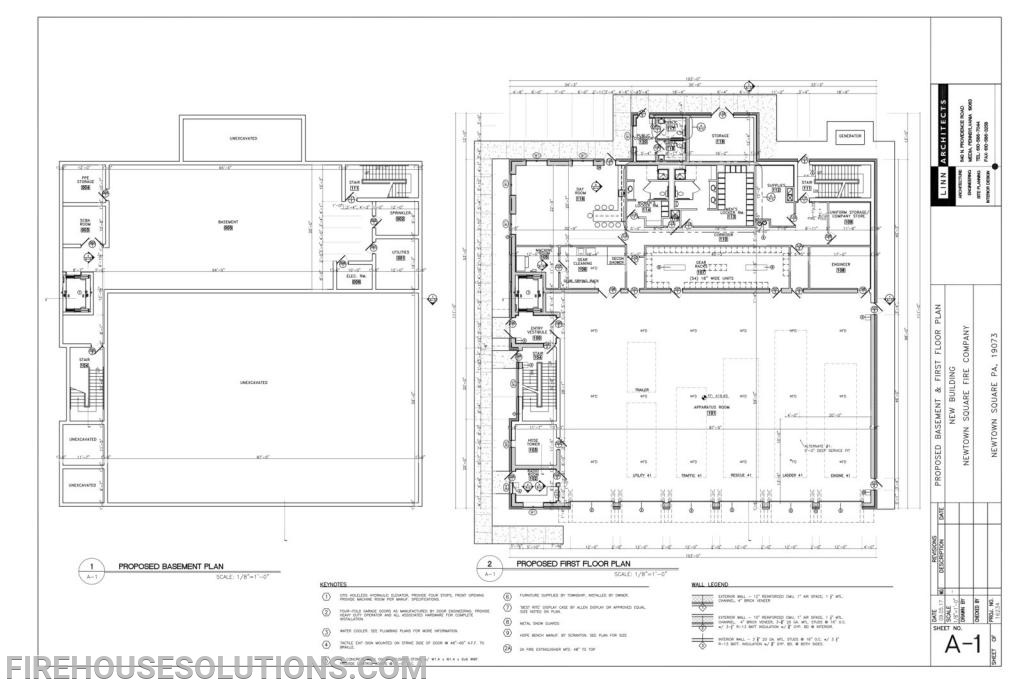 Sponsorships Available for the New Station 41 - Newtown Square Fire Company