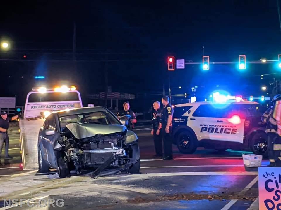 Vehicle accident - Newtown Square Fire Company