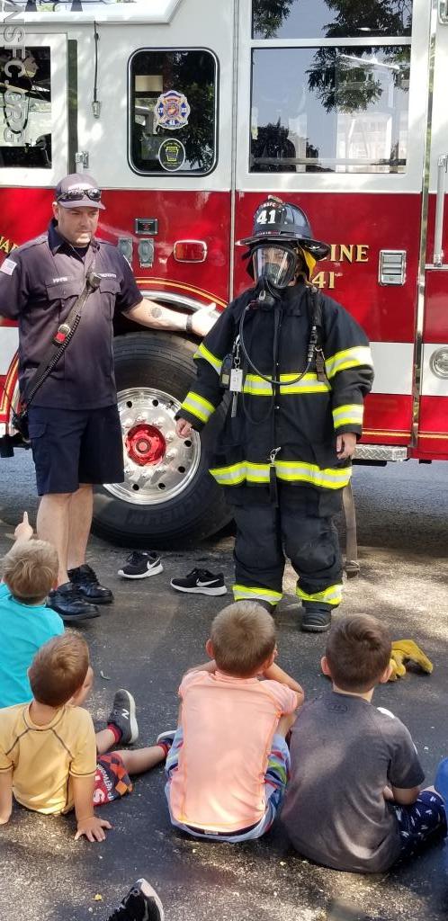 Engine Display at Aronimink - Newtown Square Fire Company